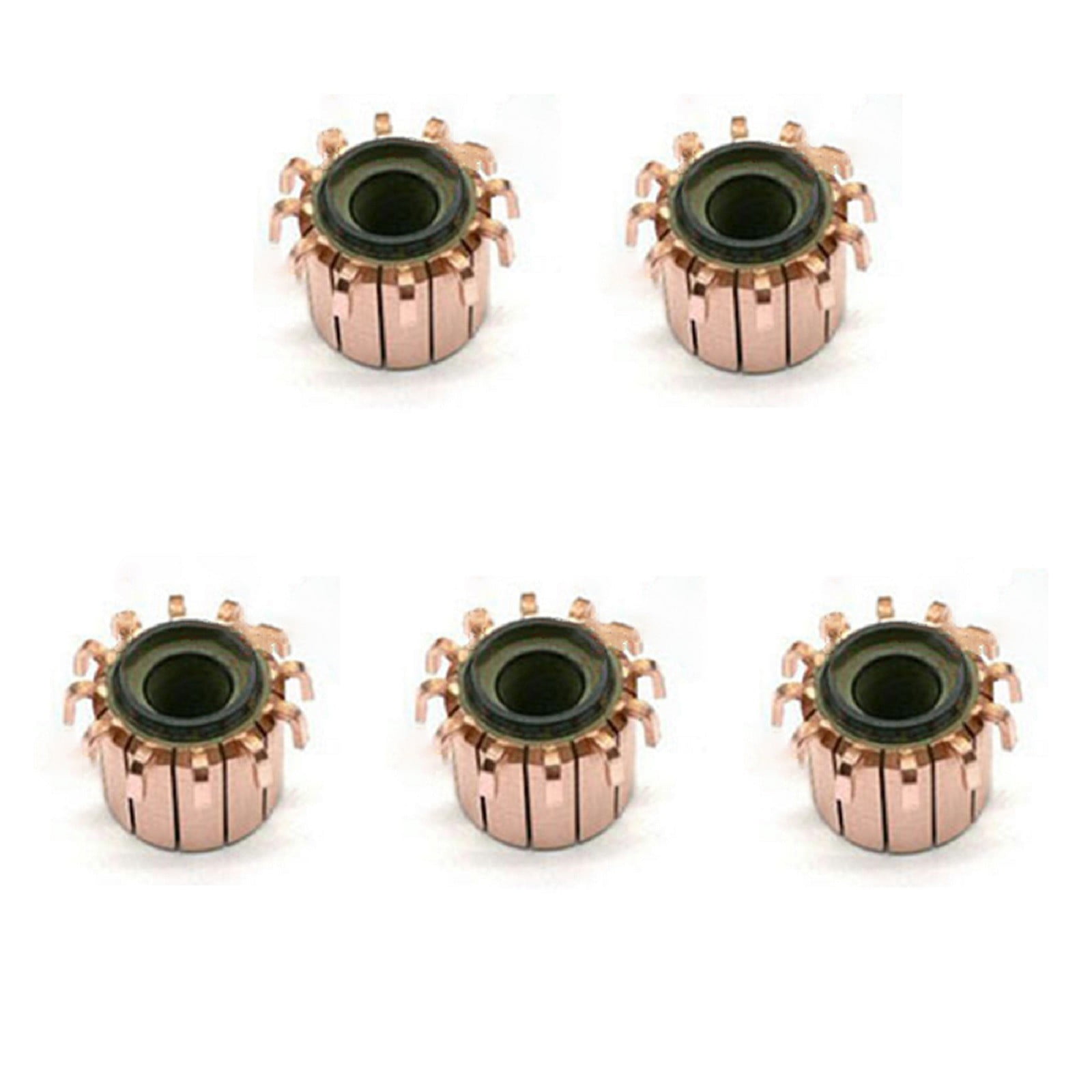 Mosiee 5Pc 19X8.04X16.5(17.5) Mm 12P Teeth Copper Hook Type Electrical ...