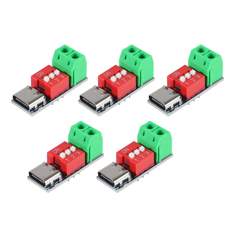 Mosiee 5Pcs Usb-C For Pd Trigger Board Module For Pd For Qc Decoy Board ...