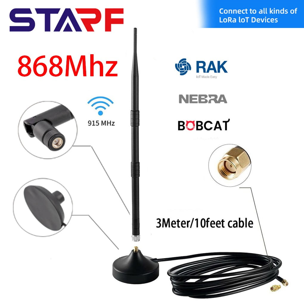 Mosiee 8Dbi 868Mhz Helium Hotspot Miner Antenna High Performance Rp-Sma ...
