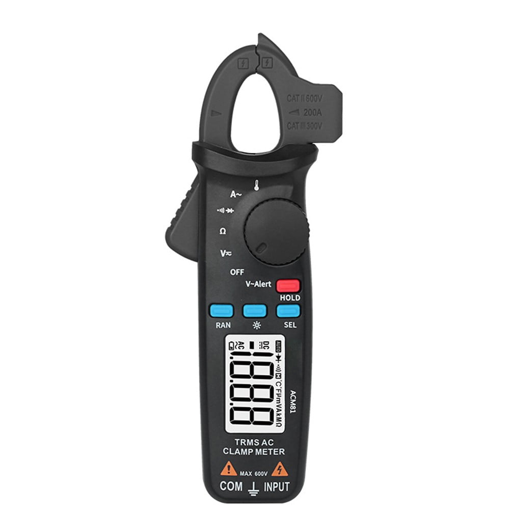 Mosiee Bside Acm81 Digital Clamp Meter True Rms Dc Ac Multimeter Ohm ...