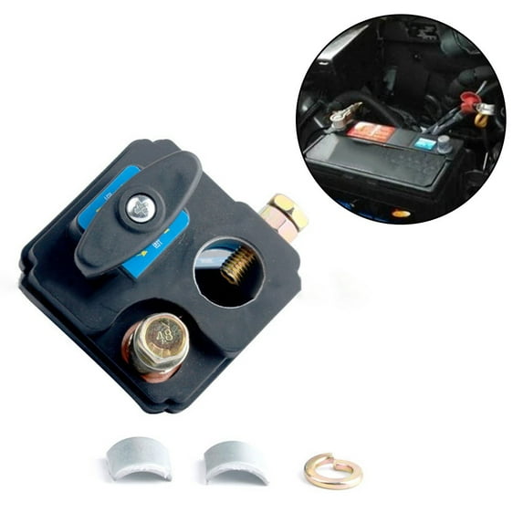 Mosiee Car Battery Disconnect Switch 12-48V Power Cut Master Isolator ...