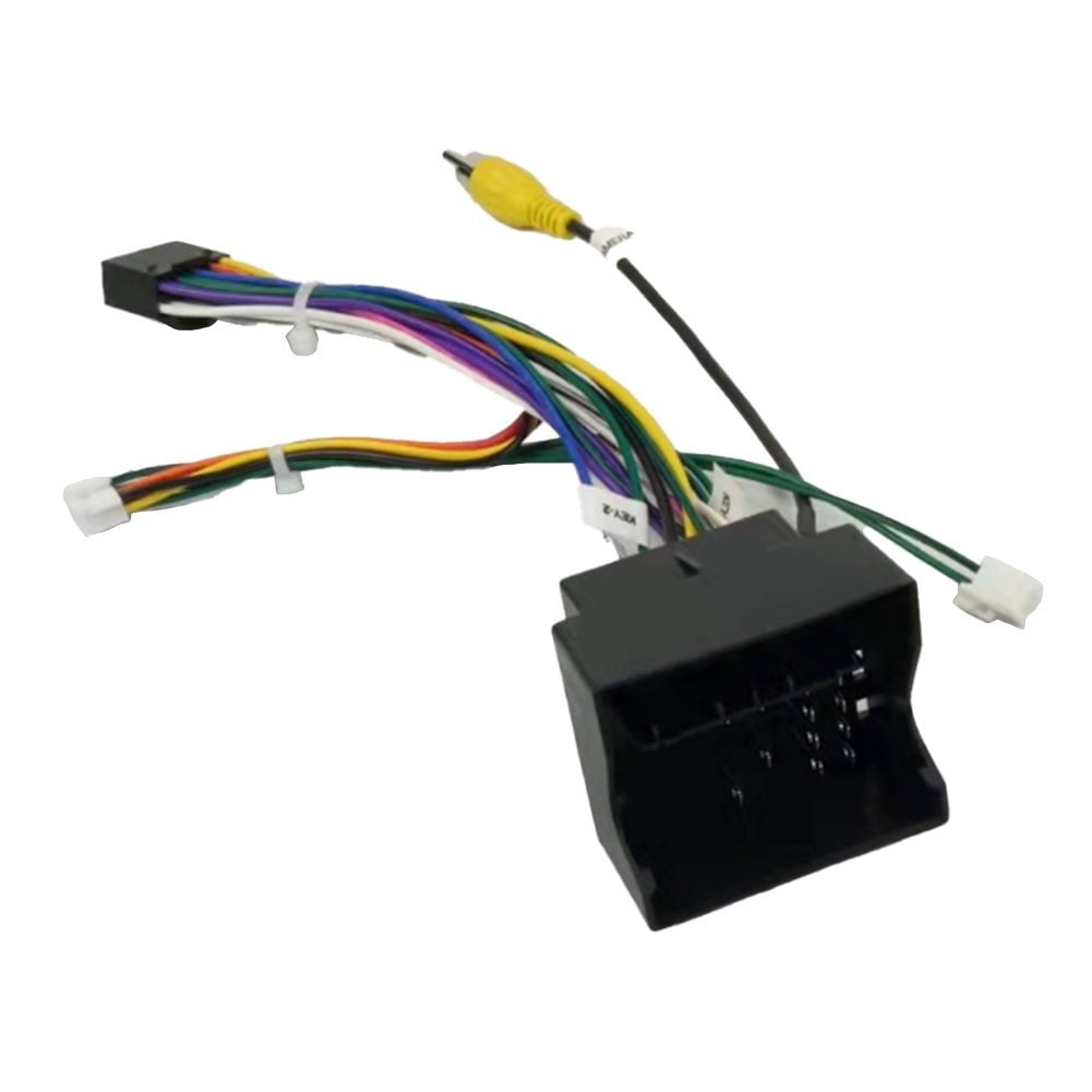 Mosiee Car Stereo Wiring Harness Power Cable Black + White Abs For C4L ...