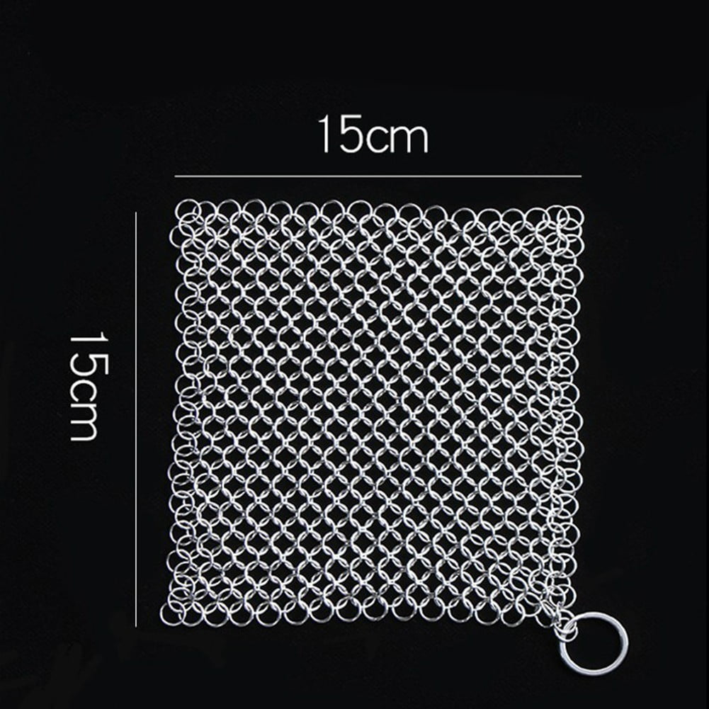 Mosiee Cast Iron Scrubber Cleaner, Stainless Steel To Clean Metal Chain ...