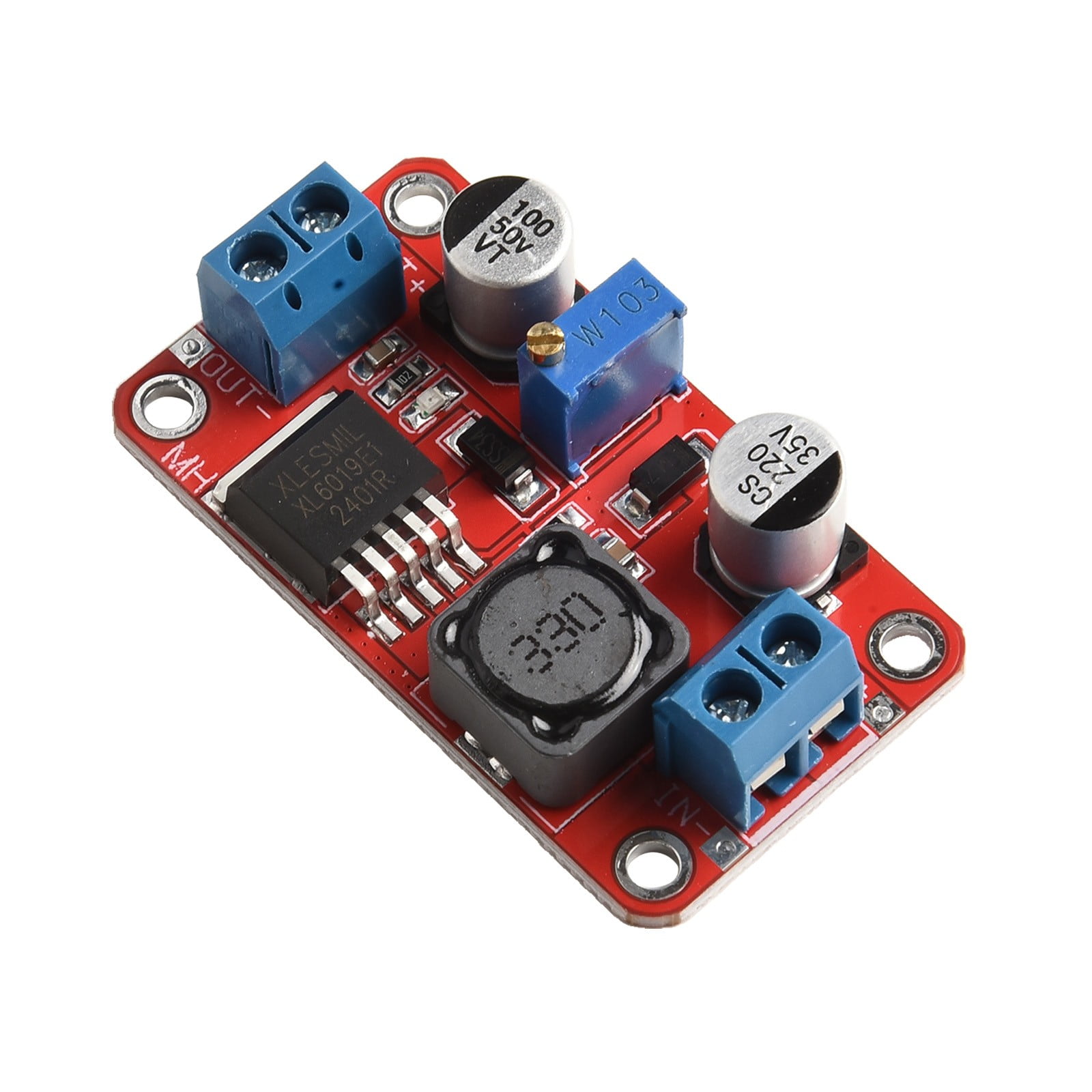 Mosiee Converter Boost Power Module Xl6019 5A Dc-Dc Non-Isolated Boost Protection Step Up 3.3V ...