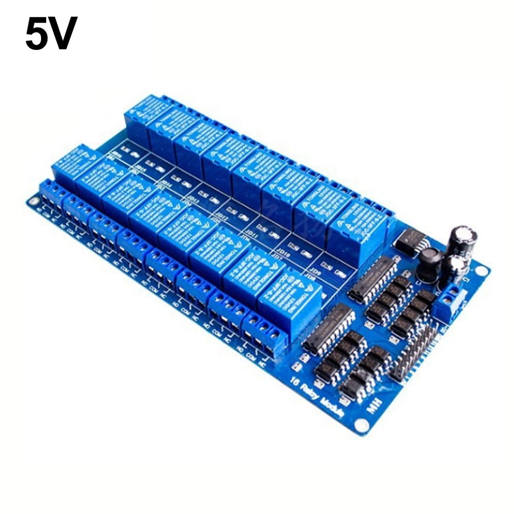Mosiee Dc 5V12V 16 Channel Relay Module Relay Optocoupler Power Relays ...