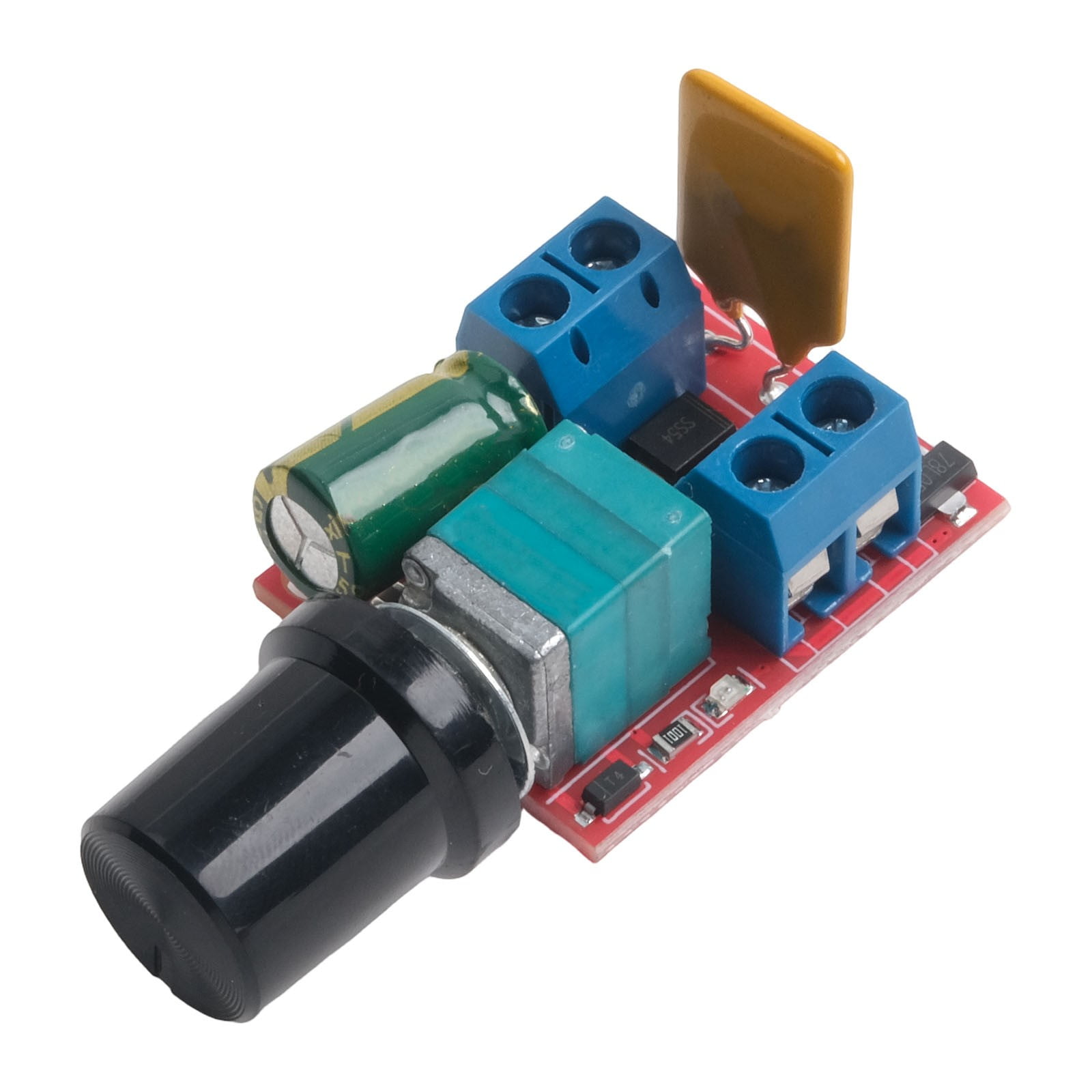 Mosiee Dc Motor 5A For Pwm Speed Controller Module 3V 6V 12V 24V 35V Adjustable Regulator ...