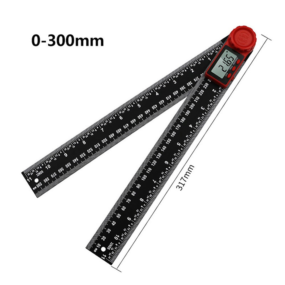 Mosiee Digital Angle Finder Protractor (7 In/200 Mm) Measuring Ruler ...