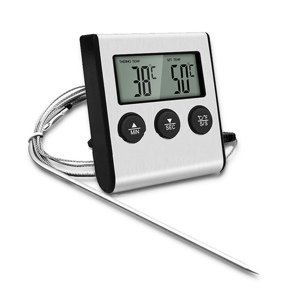 Mosiee Digital Cooking Thermometer Food Temperature Grill Timer ...