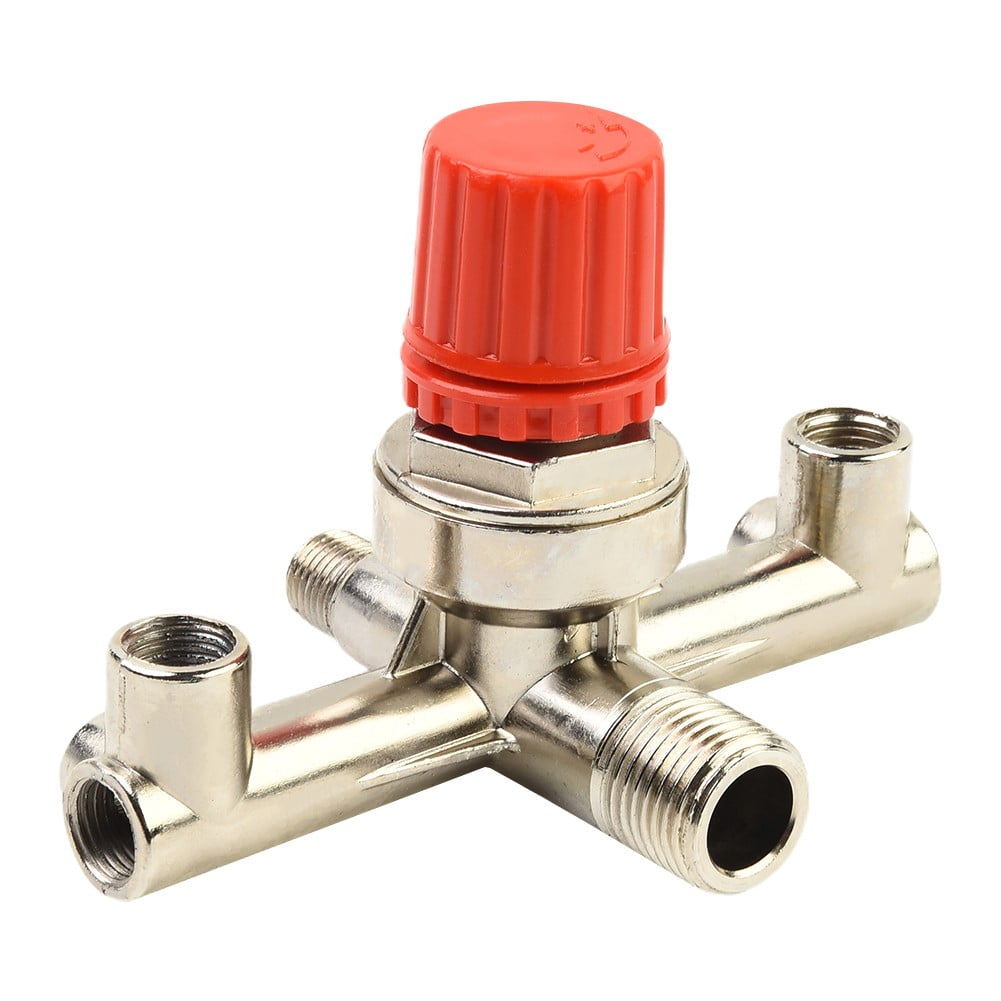 Mosiee Double Outlet Tube Air Compressor Switch Pressure Regulator ...