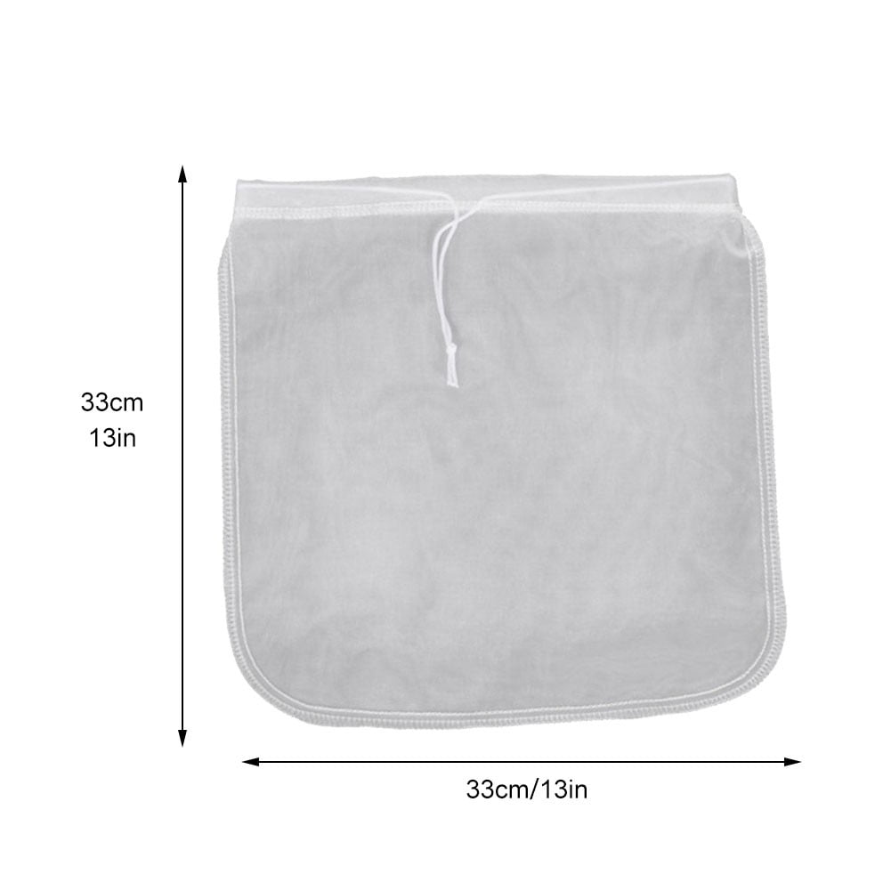 Mosiee Drawstring Brew Bag Extra Large Fine Mesh Strainer Bag For Home ...