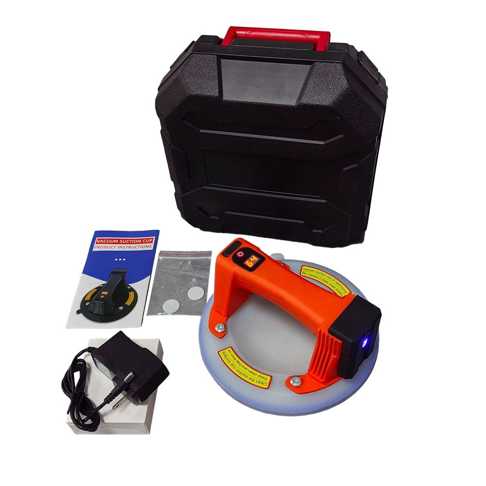 Mosiee Electric Suction Cup Self-Priming Glass Lifter 8-inch Vacuum ...