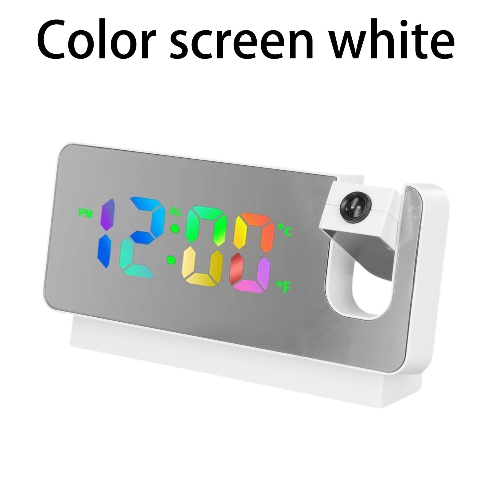 Mosiee Electronic Ceiling Projector Alarm Clock With Clear And Large ...