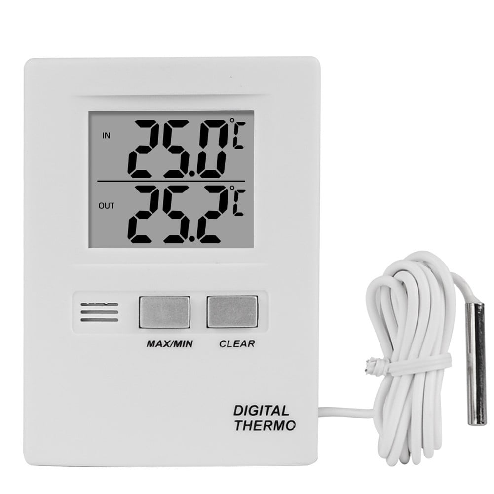 Mosiee Electronic Digital Thermometer With Dual Channel Display For ...