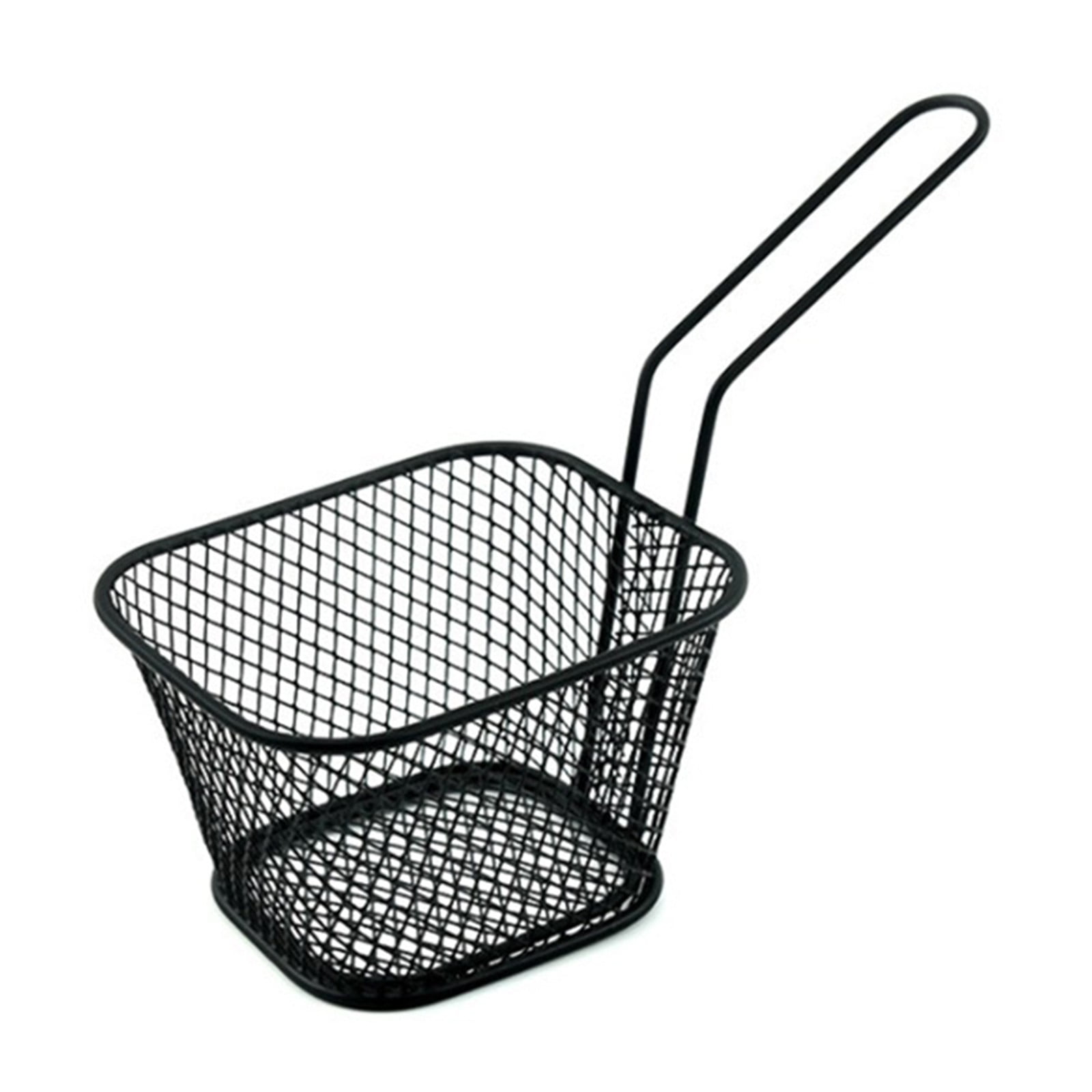 Mosiee Fry Baskets Stainless Steel Chips Presentation Basket Strainer ...