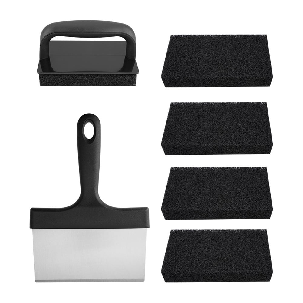 Mosiee Griddle Cleaning Kit For Flat Top, Stainless Steel Grill Pan ...