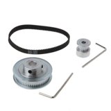Mosiee Gt 2Timing Belt Closed Loop 200Mm Pulley With 20 Teeth And 60 Teeth For Reprap Prusa ...