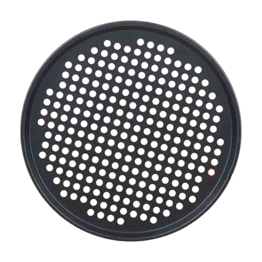 Mosiee High-Quality Carbon Steel Perforated Pizza Tray For Perfectly ...