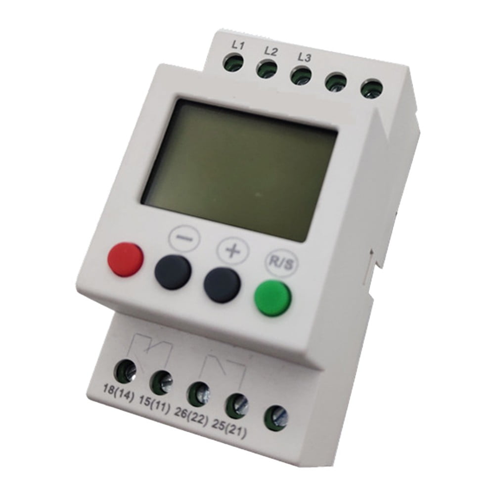 Mosiee LCD 3-phase Voltage Protector for AC AC380V, with Over-voltage ...