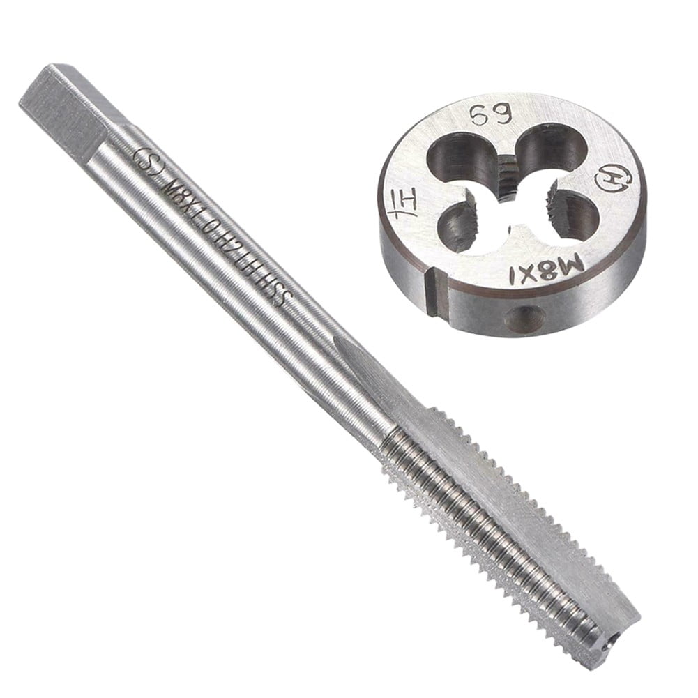 Mosiee M8 X 1Mm Metric Left Hand Tap And Die Set Machine Thread Tap ...