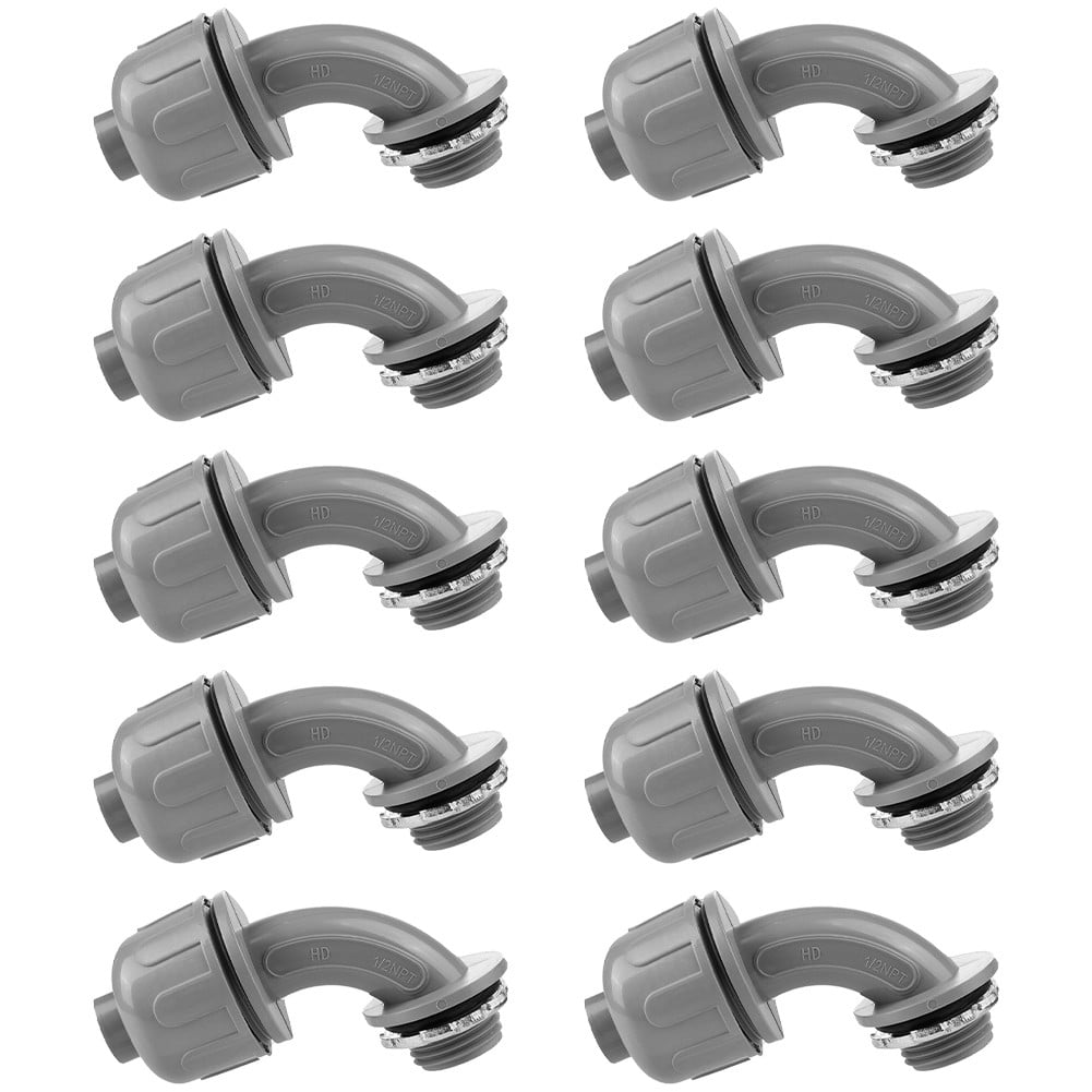 Mosiee Pipe Connectors Npt Non-Metallic Pvc Electrical Flexible Conduit ...