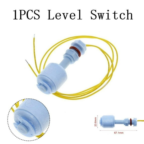 Mosiee Pp Plastic Small Float Switch Liquid Level Switch Water Liquid ...