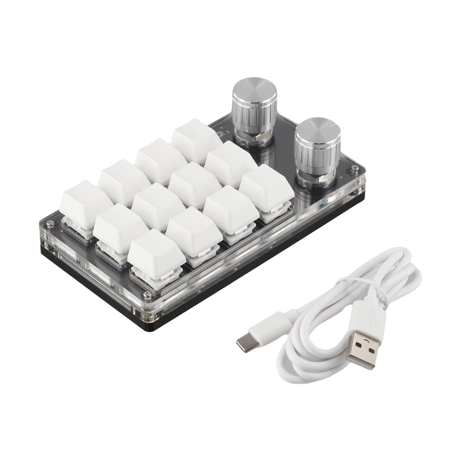 Mosiee Programmable Multifunctional Mechanical Keyboard 12 Keys And 2 ...