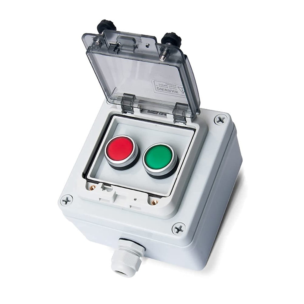 Mosiee Push Button Switch Momentary Pushbutton Abs Box Momentary ...