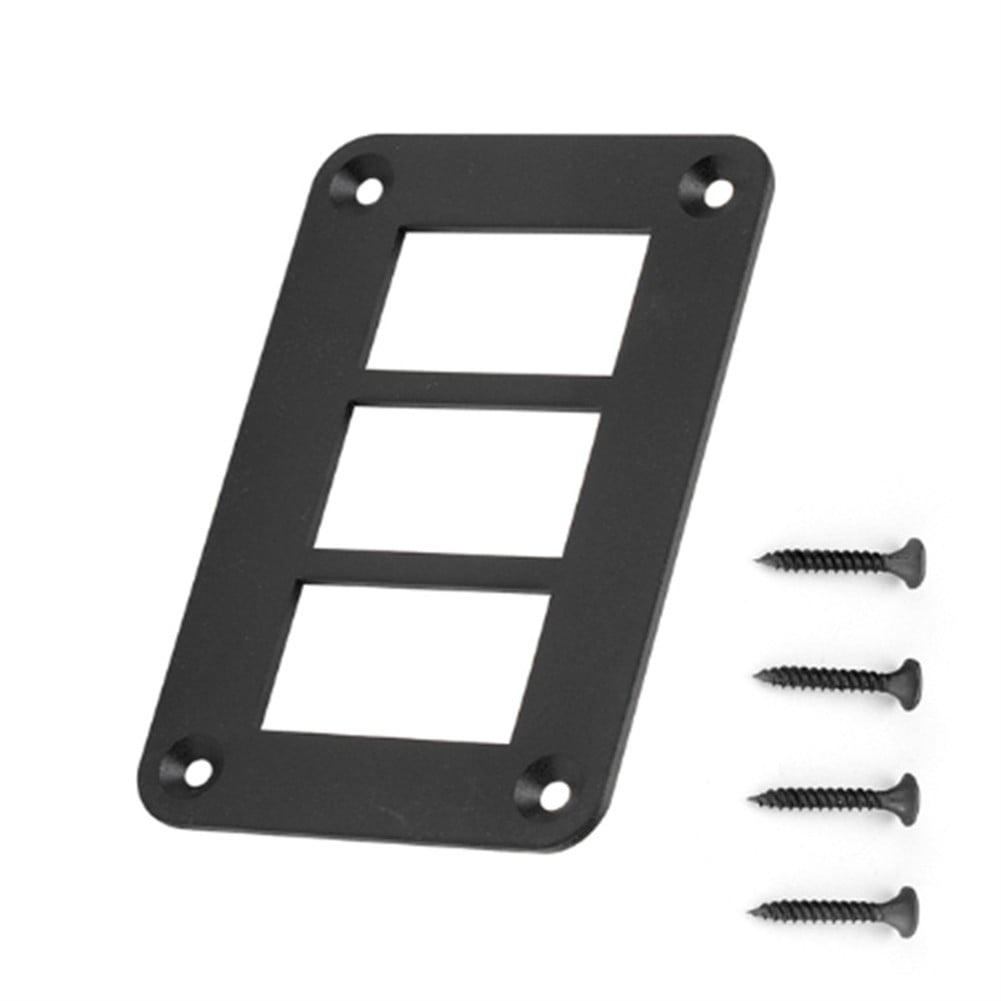 Mosiee Rocker Switch Panel Housing Black Aluminium Switches Shell ...