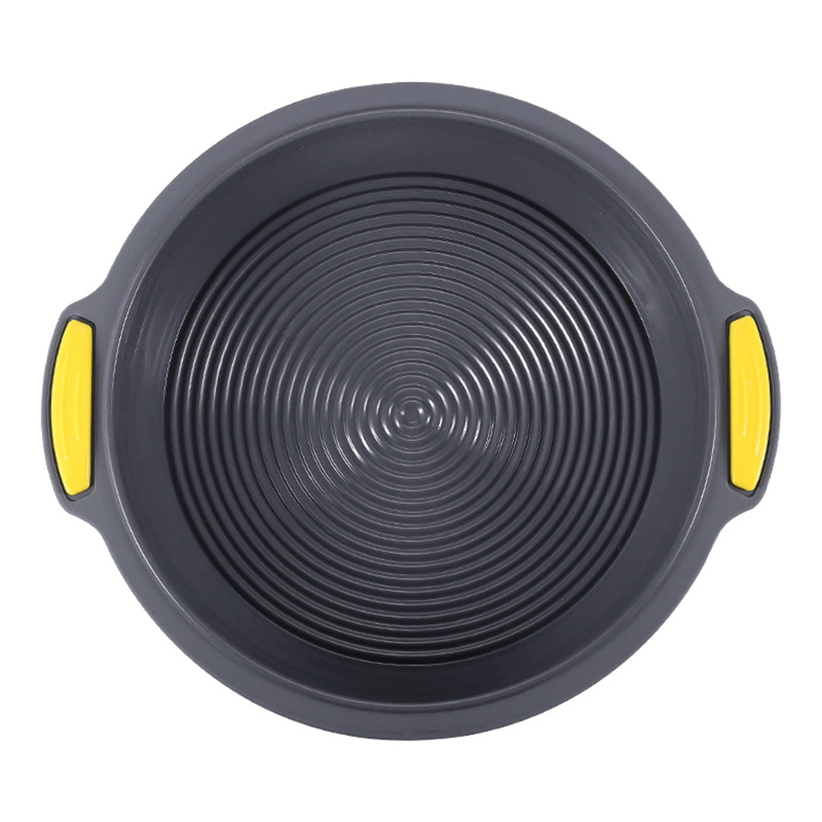 Mosiee Round Cake Pan Silicone Non Loaf Bread Donut Baking Tray Heat ...
