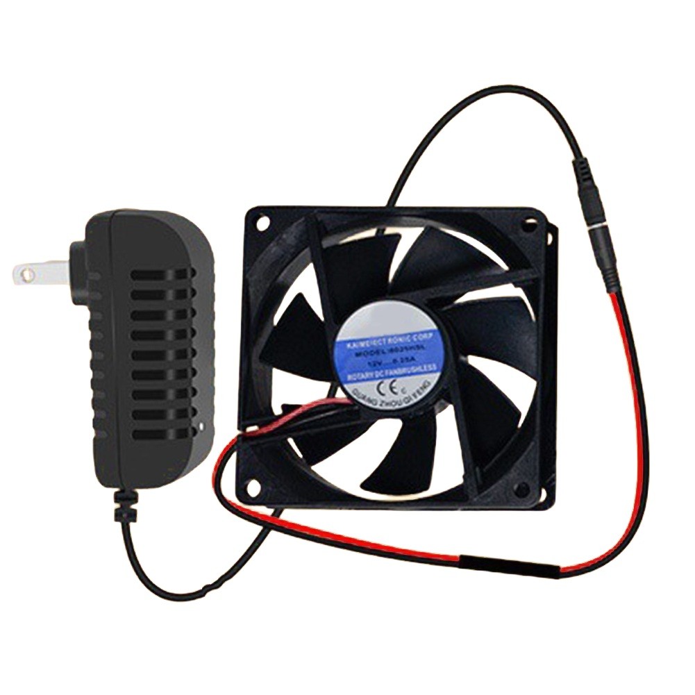 Mosiee Router Fan, Computer Cooler Fan, Tv Box, Dc 12V With Wire, 80Mm ...