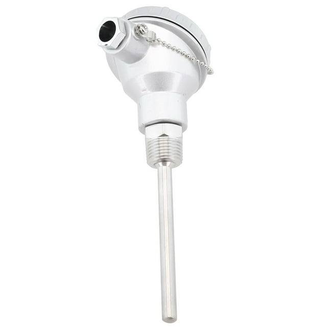Mosiee Rtd Pt100 Temperature Sensor Probe Stainless Steel 1/2" Npt ...