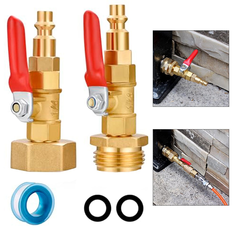 Mosiee Rv Winterize Blowout Adapter Kit Heavy Duty Brass Rv Winterize ...