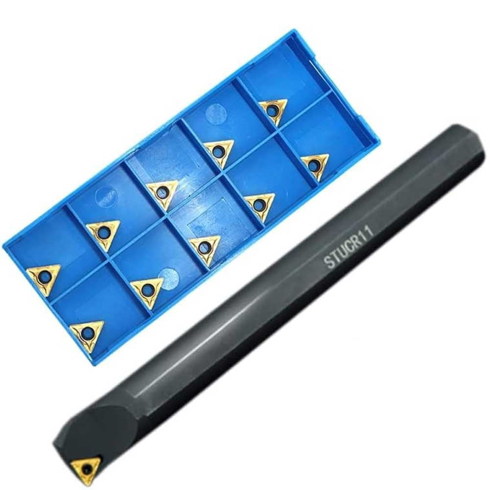 Mosiee S12M-Stucr11 Internal Lathe Boring Bar Turning Tool + Tcmt110204 Ue6020 Insert - Walmart.com