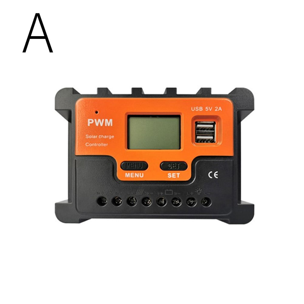 Mosiee Solar Charge Controller 12V/24V, For Pwm 10A/20A/30A Optional, 2 ...