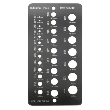 Miulika Drill Bit Gauge Screws Measuring Tool Bolt Gauges Check ...