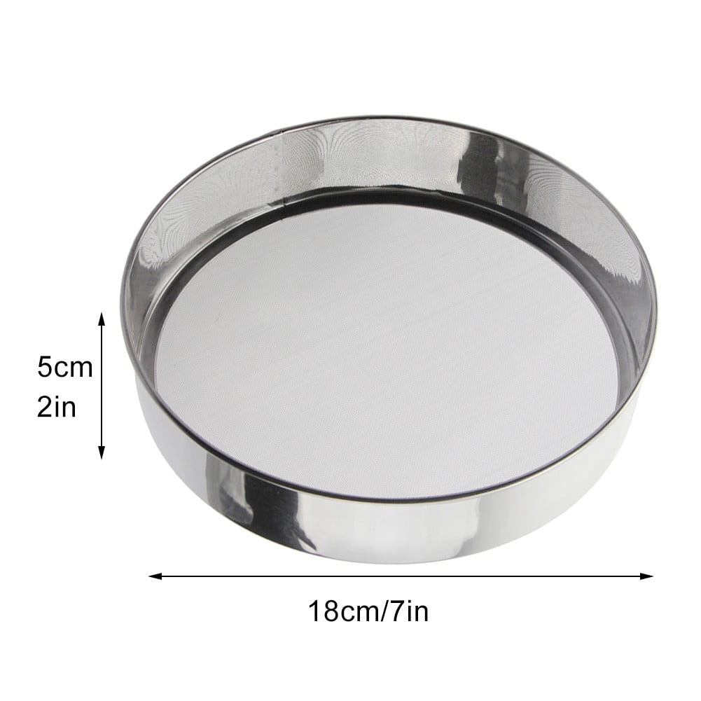 Mosiee Stainless Steel 40 Mesh Bottom Mesh Flour Sieve Rice Sieve ...