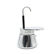 Ilsa Stainless Steel Neapolitan Drip Coffee Maker with Spout, 3 Cup ...