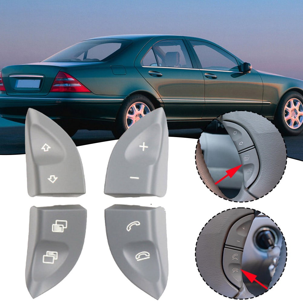 Mosiee Steering Wheel Control Button Switch Cover For Mercedes For Benz ...