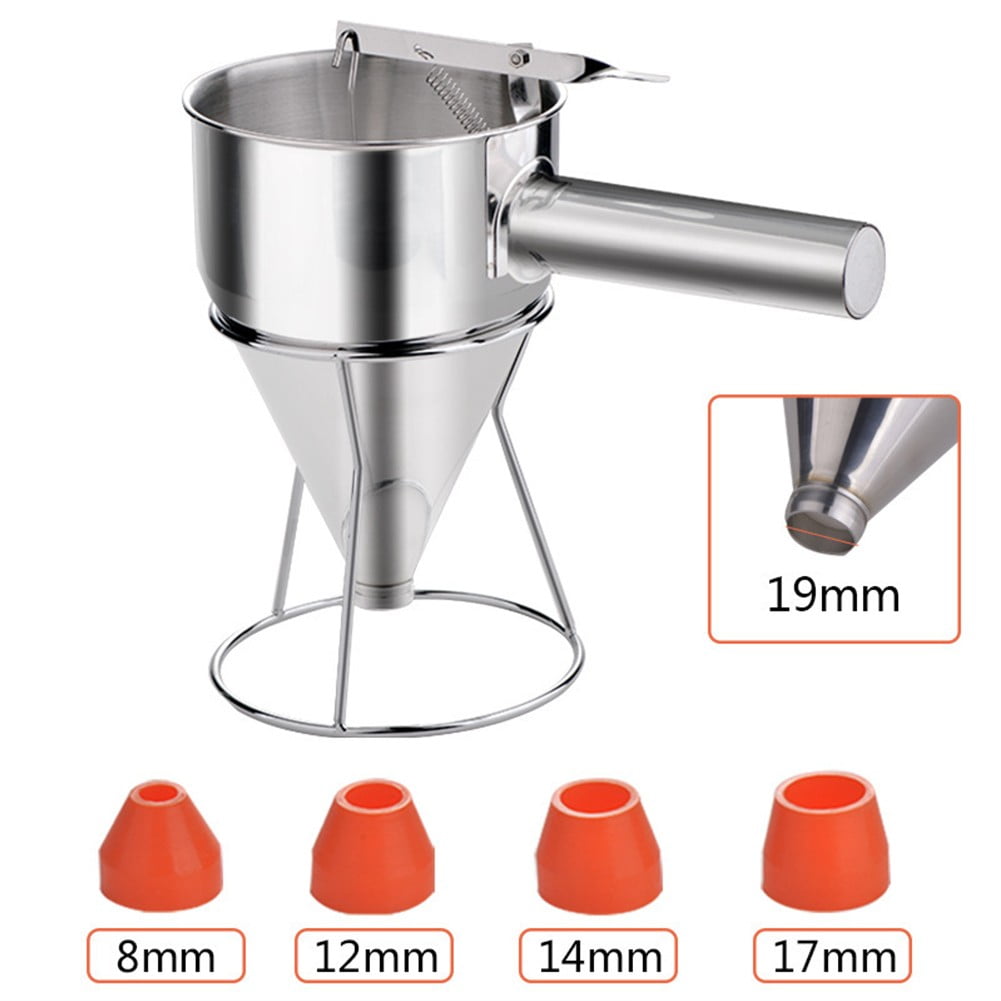 Pancake Batter Dispenser In Sturdy Stainless Steel With Nozzle Options ...