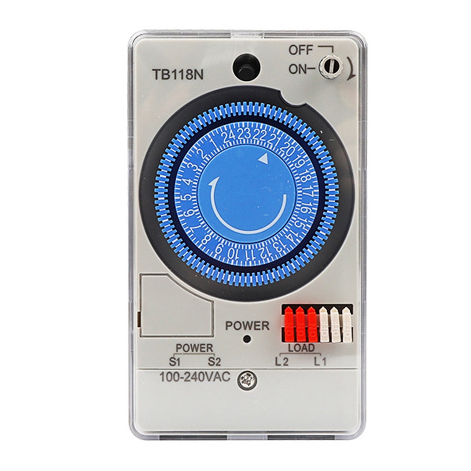 Mosiee Tb118N Mechanical Timer 110V~240V Ac Mechanical Type 24 Hour Timer With 96 Times ...