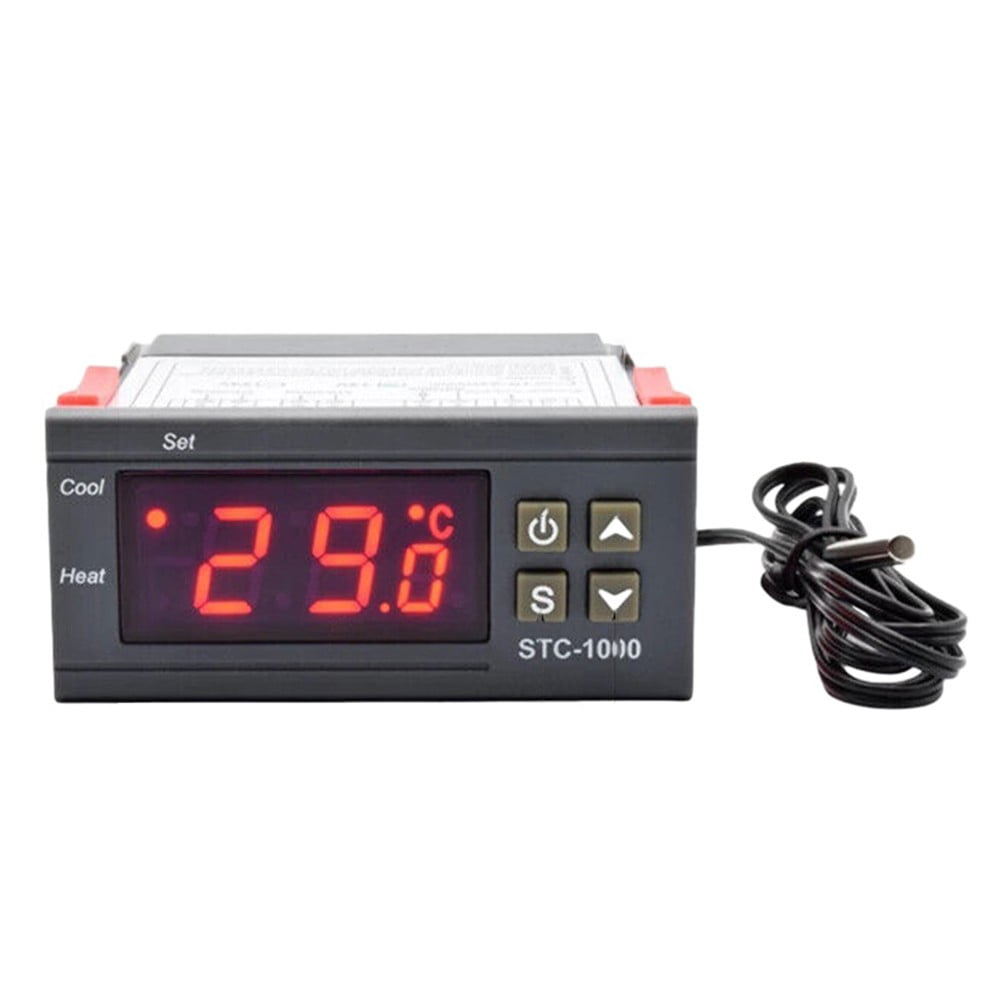 Mosiee Temperature Controller Stc-1000 12V/24V/110V-220V Digital Lcd Display Thermostat Home And ...