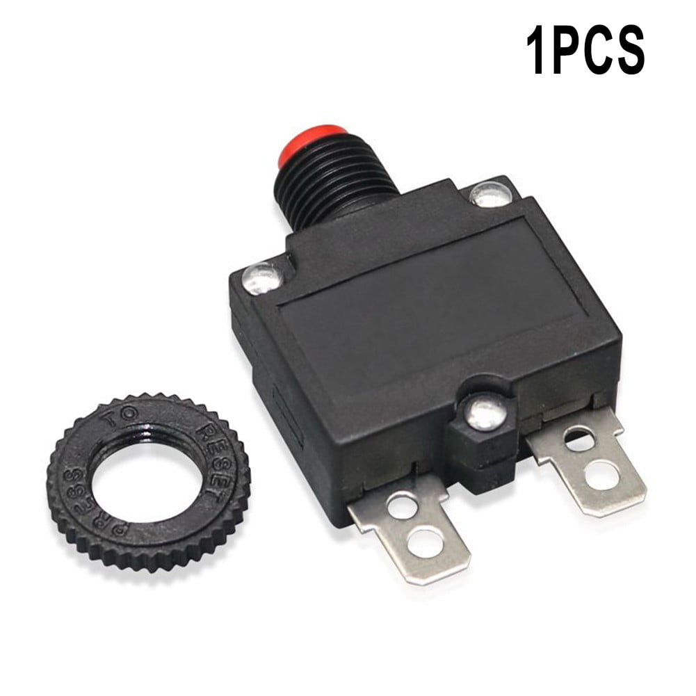 Mosiee Thermal Switch Overcurrent Overload Protector Button 5A/10A/15A ...