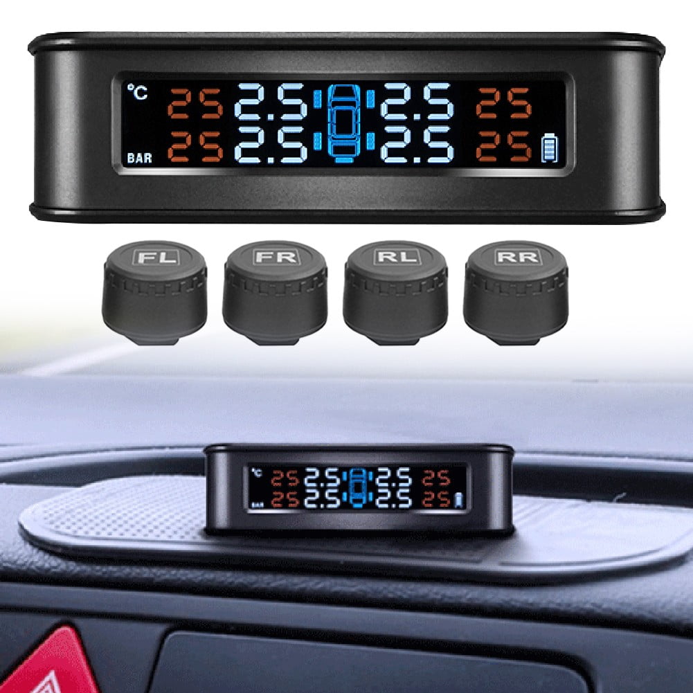 Mosiee Tire Pressure Monitoring System Tyre Temperature Monitor Solar ...