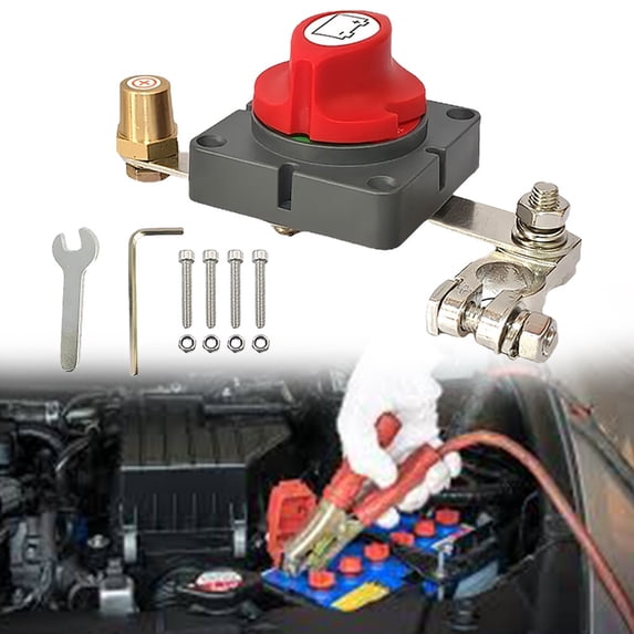 Mosiee Top Post Battery Disconnect Switch Marine Waterproof Battery ...