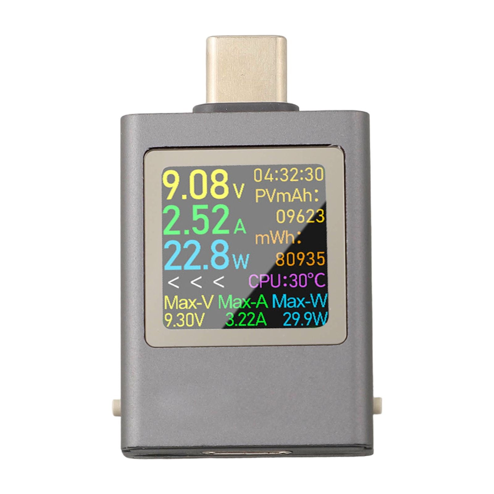 Mosiee Usb C Tester Meter 4.5~50V 0~12A Type-C Voltage Current Tester ...