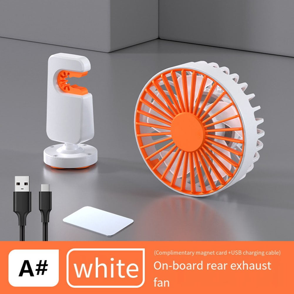 Mosiee Usb Car Cooling Fan For Backseat 3 Speeds Portable Car Seat ...