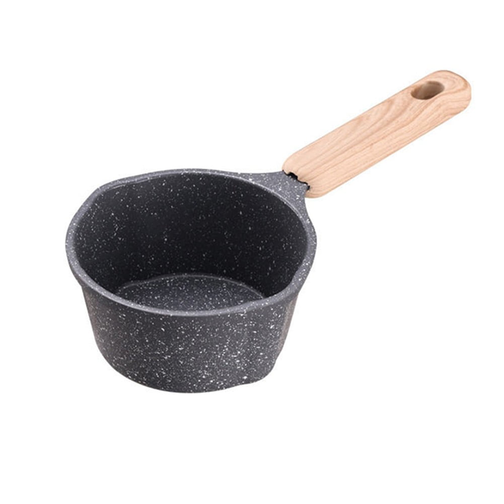 Mosiee Versatile Cast Aluminium Stone Hot Oil Pot With Wooden Handle ...