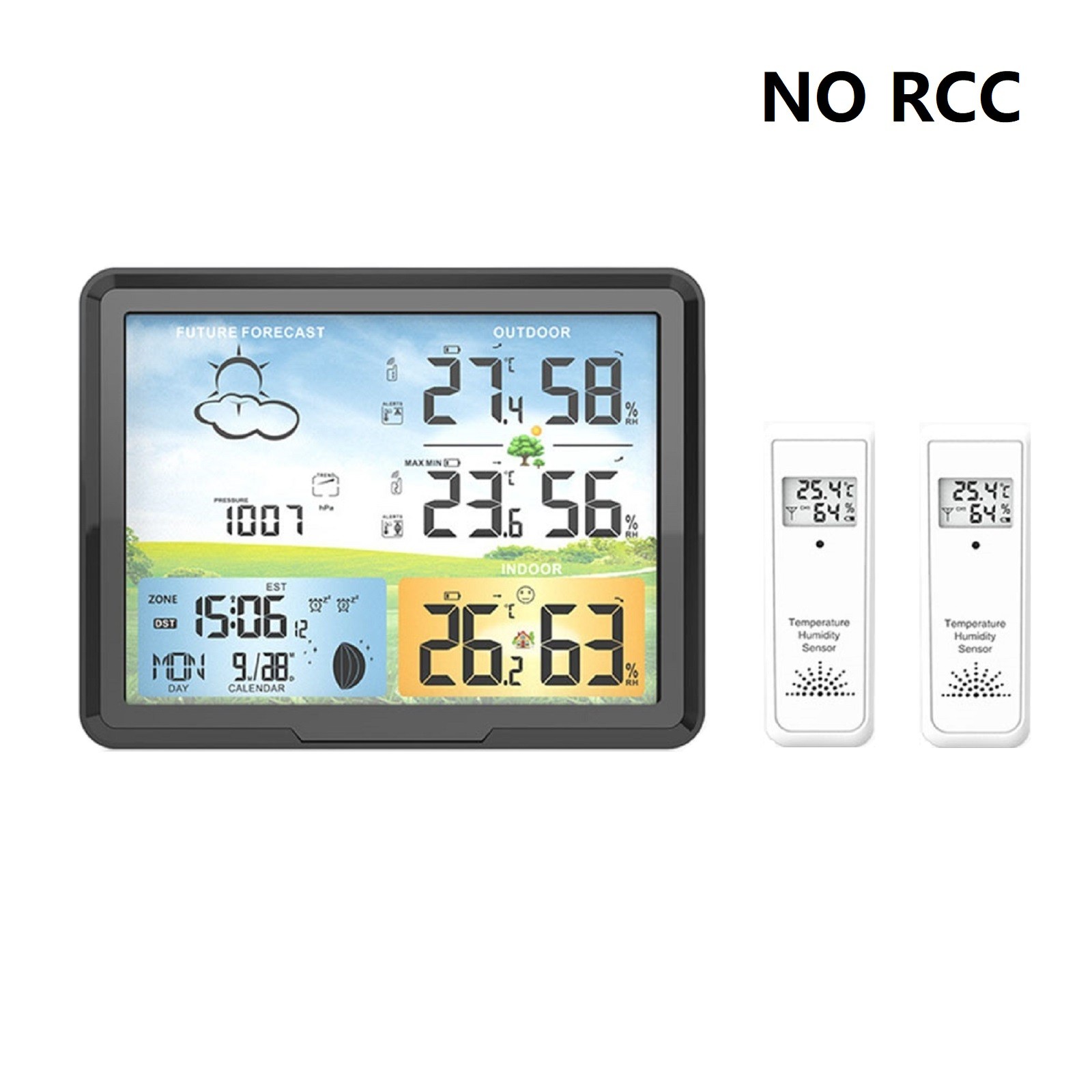 Mosiee Weather Station With 2 Sensor, Real Time Weather Forecast ...