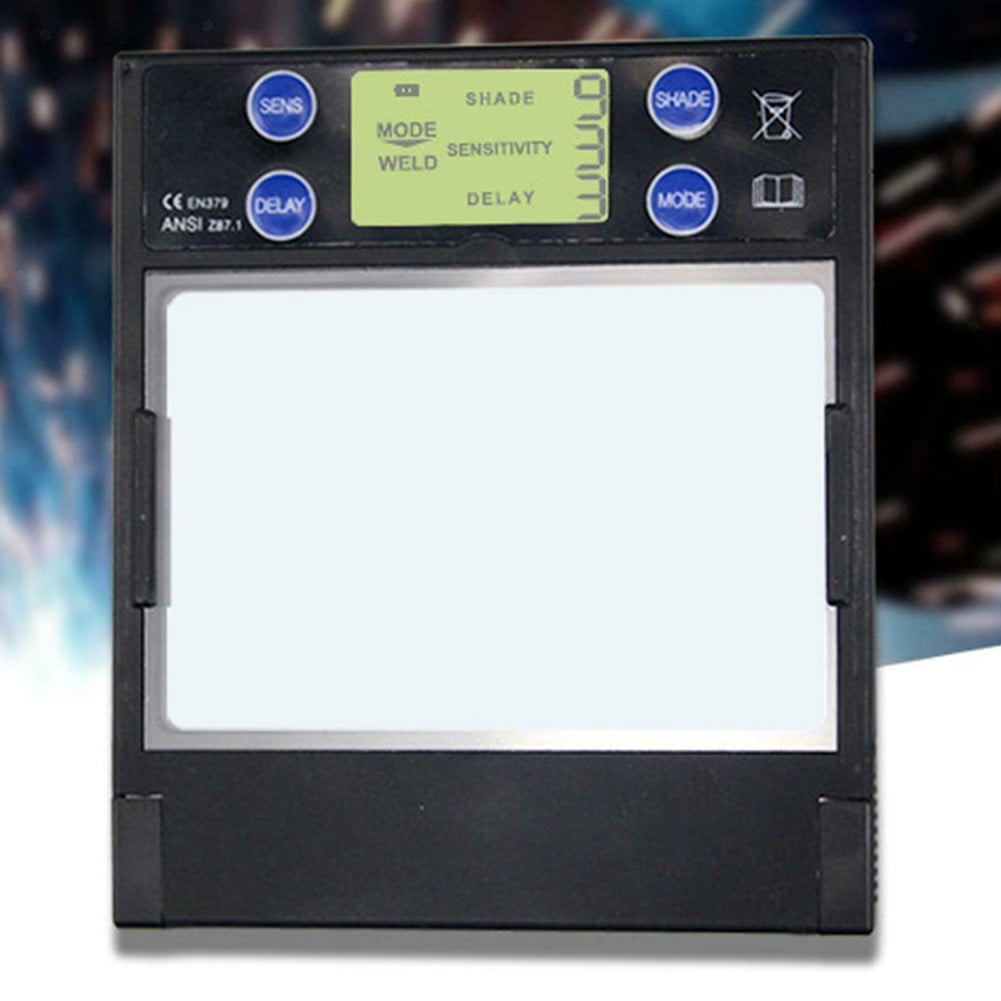 Mosiee Welding Auto Solar Darkening Helmet Lens /Din5-Din13 4 Arc Sensor Mask Lens. - Walmart.com