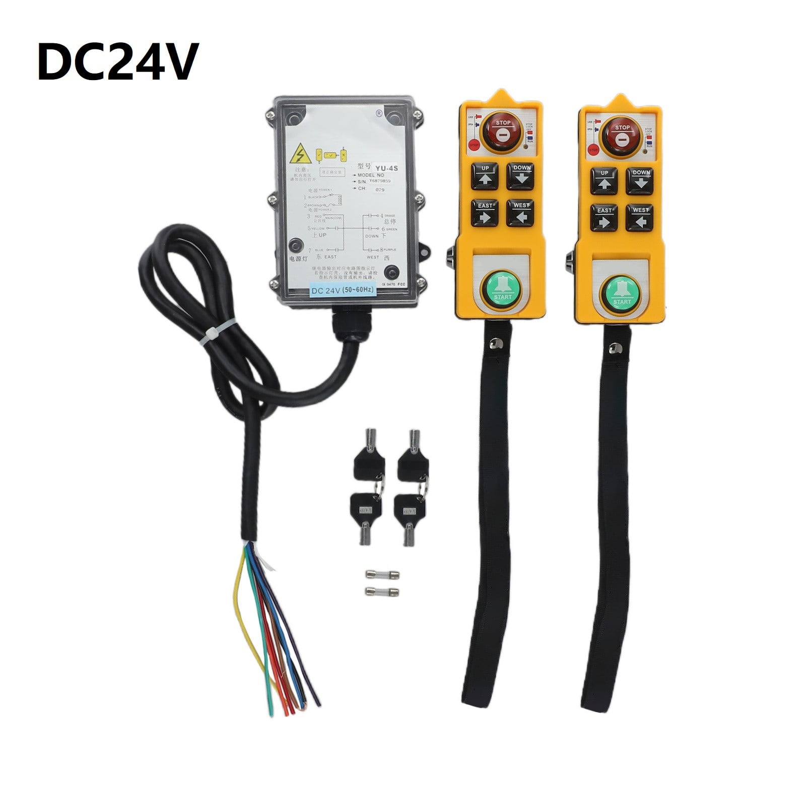 Mosiee Yu-4S Industrial Remote Control Electric Hoist Remote Control ...